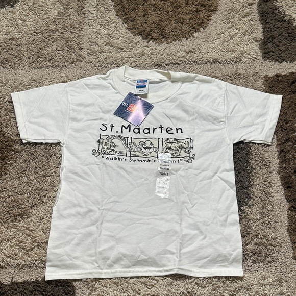 Del Sol | Shirts & Tops | Vintage 9s Del Sol St Maarten Cartoon Aquatic ...